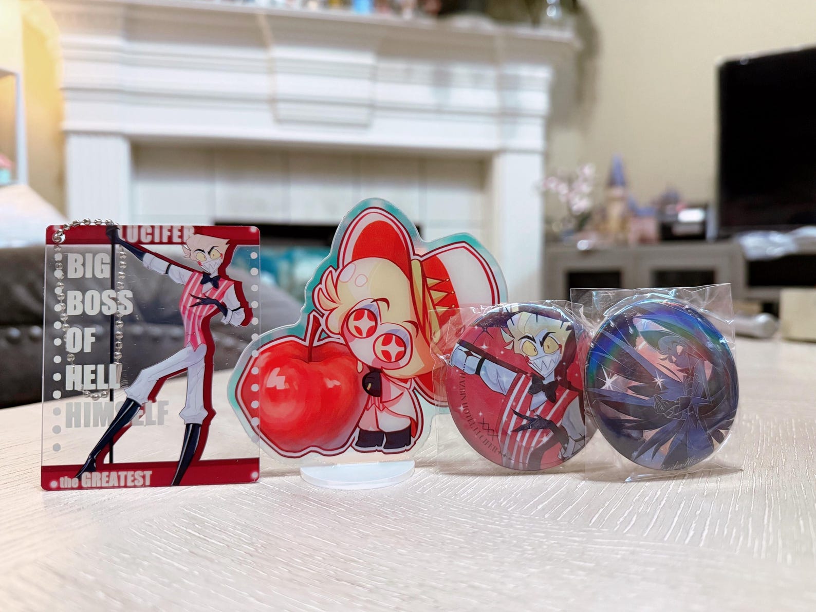 Hazbin Hotel Lucifer Morningstar Acrylic Standee Set - Etsy