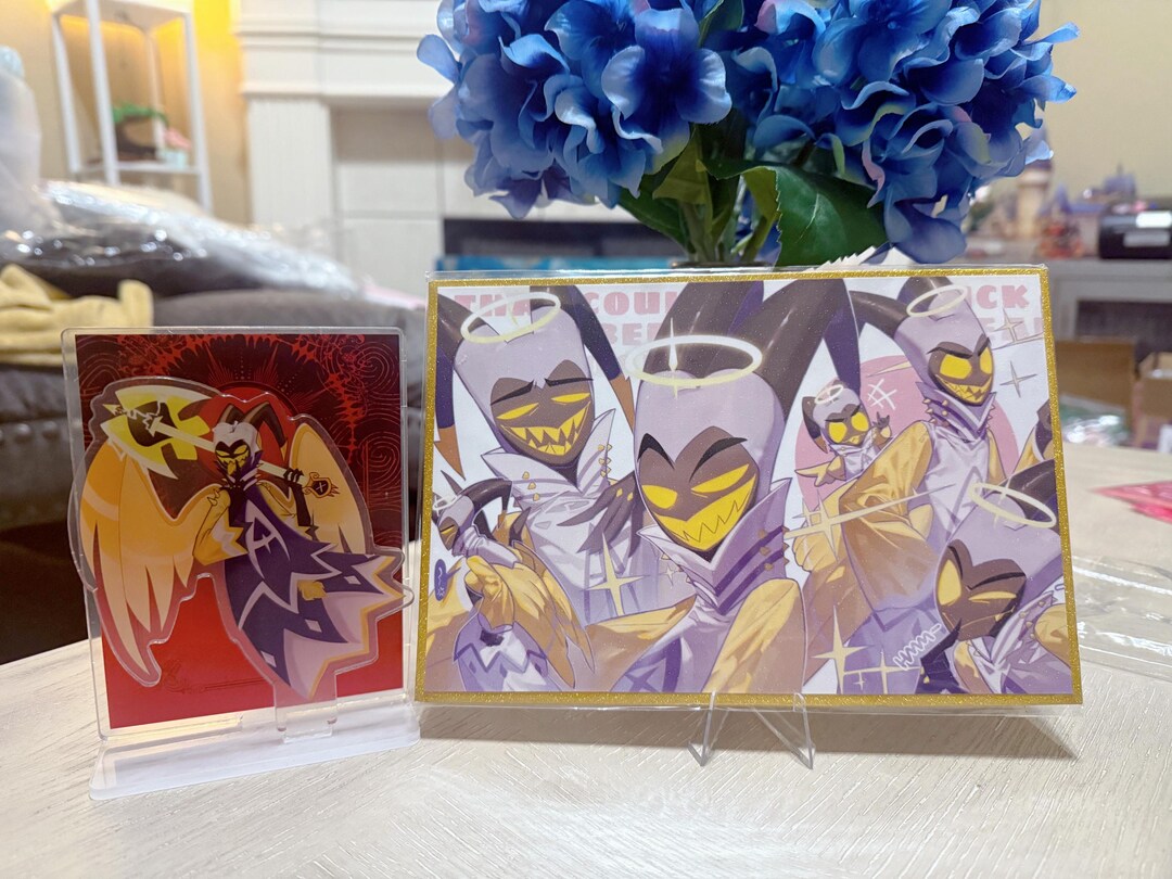 Hazbin Hotel Adam Acrylic Standee Set - Adam’s Smile - Etsy