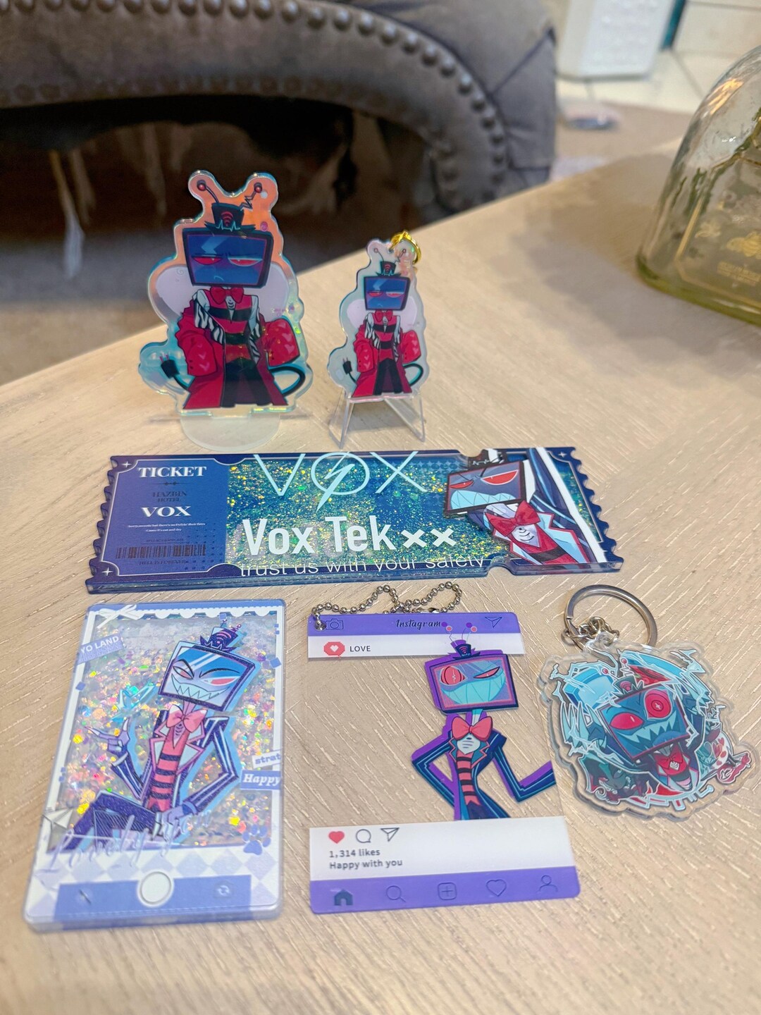 Hazbin Hotel Vox Acrylic Standee Set - Etsy
