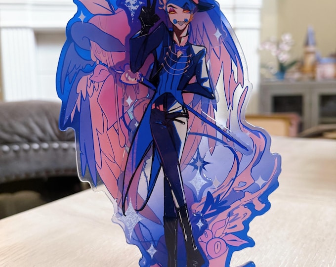 Hazbin Hotel Lucifer Morningstar XXL Double Layered Acrylic Standee - Etsy