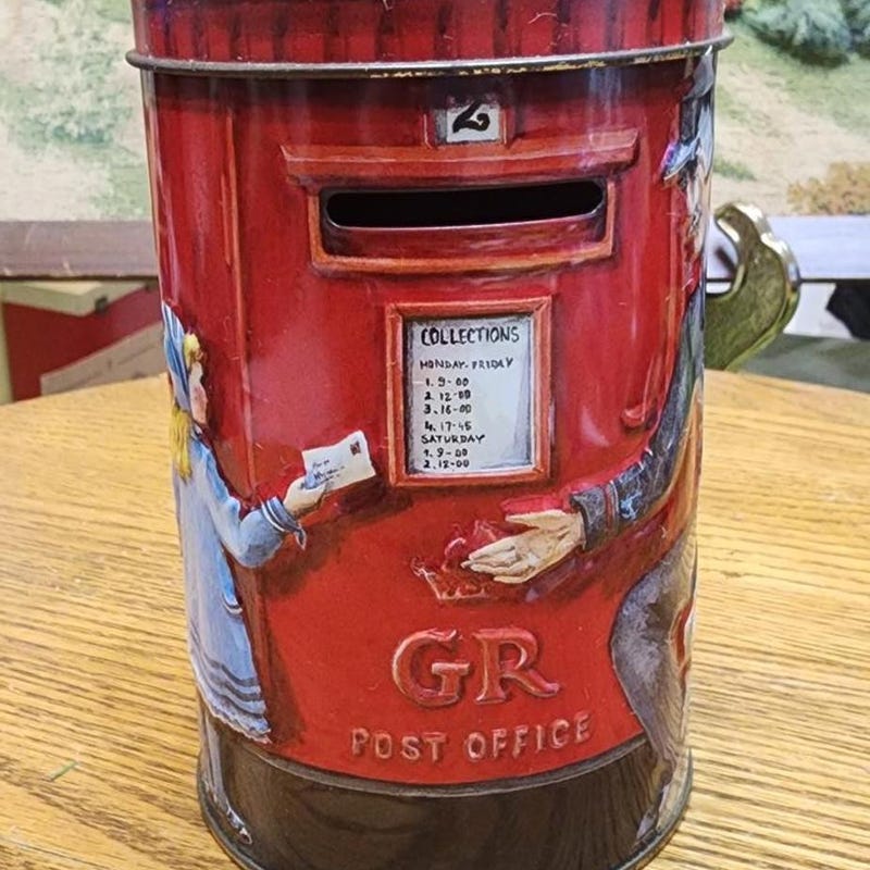 Vintage English Post Box - Etsy
