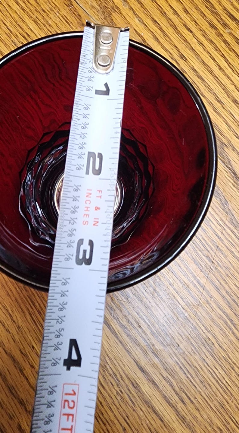 Vintage Anchor Hocking Royal Ruby Windsor Tumbler – Red Depression ...