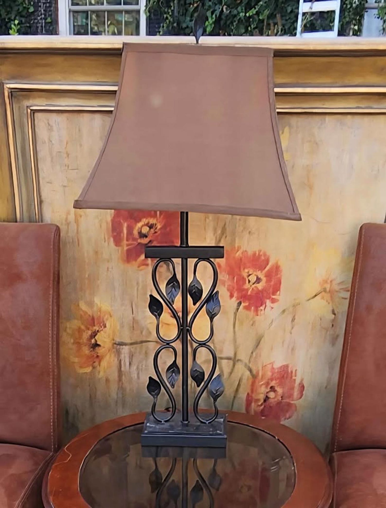 Rare Longaberger Wrought Iron Table Lamp (read Description) - Etsy