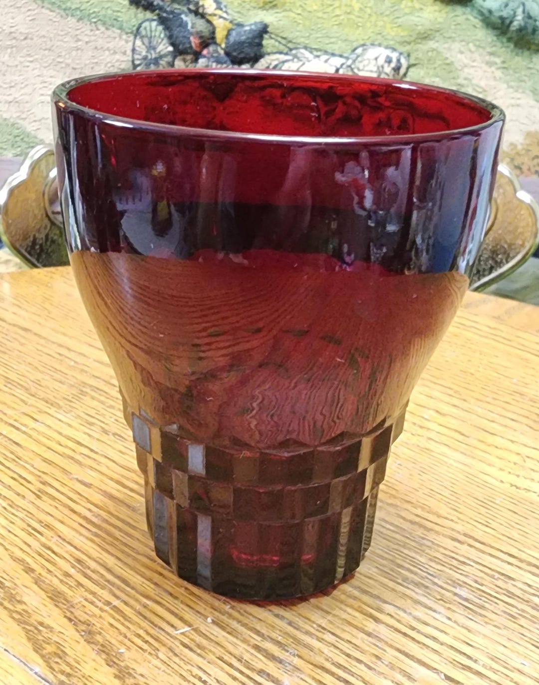 Vintage Anchor Hocking Royal Ruby Windsor Tumbler – Red Depression ...
