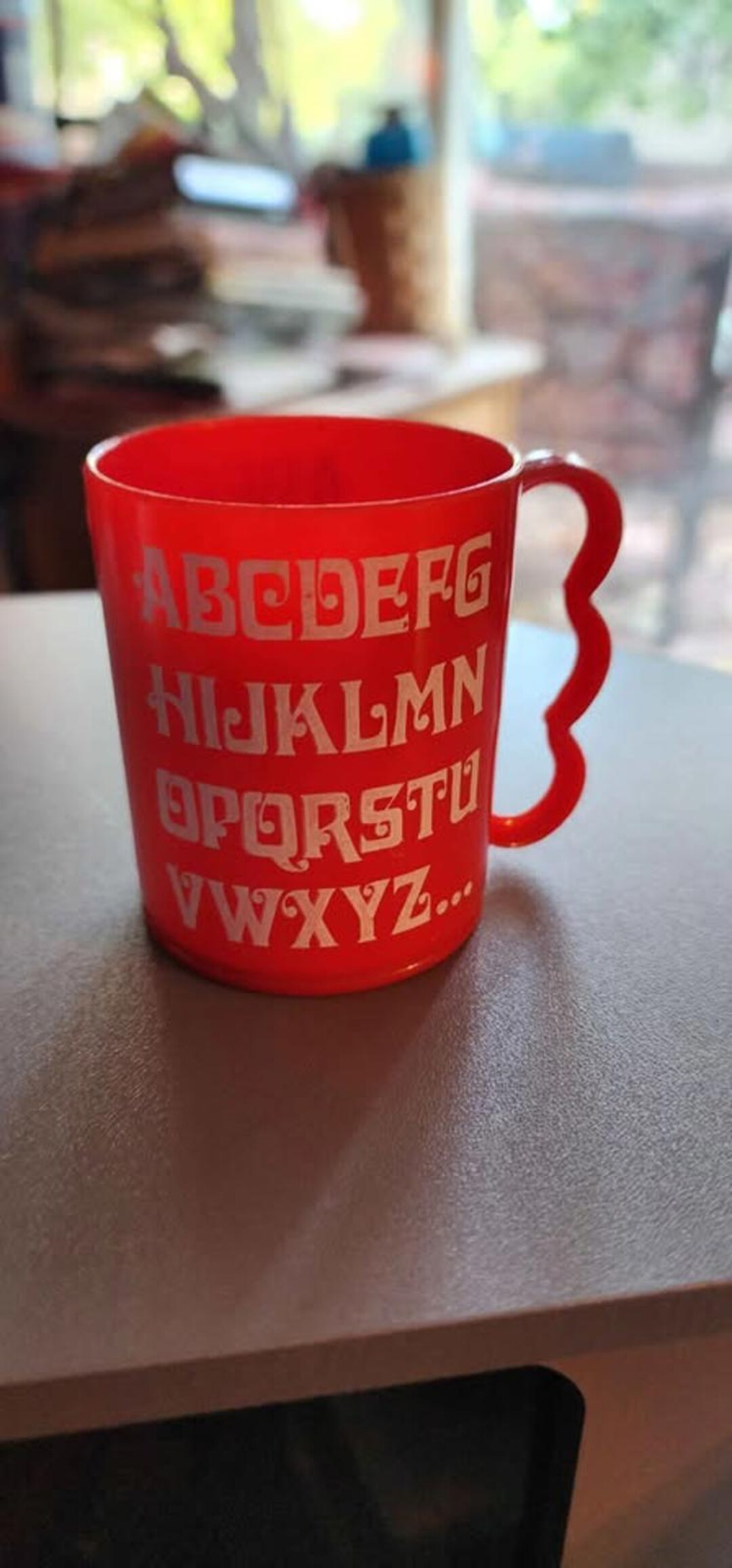 Vintage Alphabet Cup - Etsy