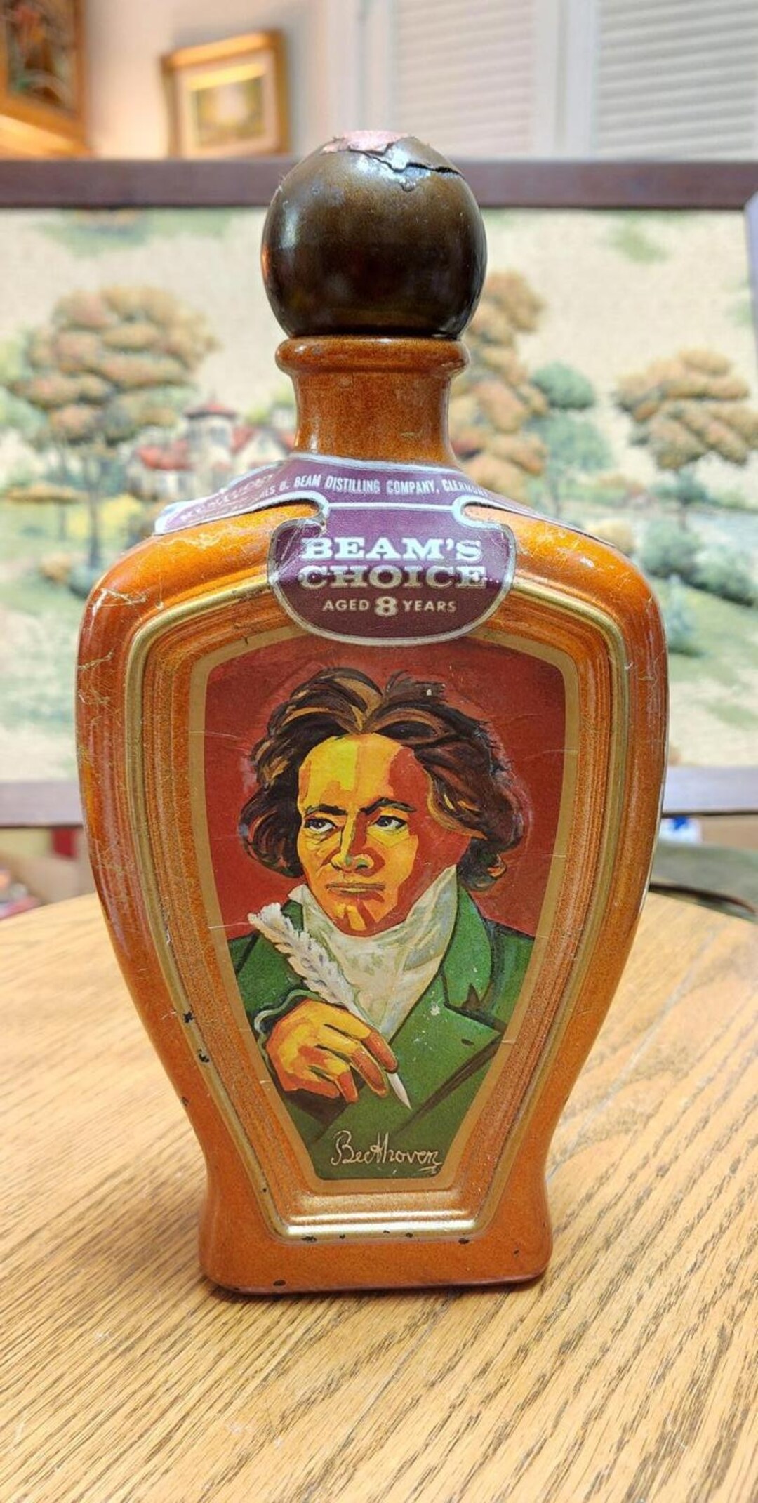 Vtg 1973 Jim Beam's Choice Beethoven Whiskey Decanter - Etsy