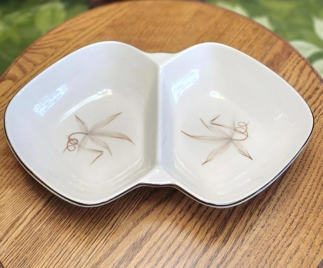 Vtg Winfield China 'passion Flower' Divided Serving Dish. - Etsy