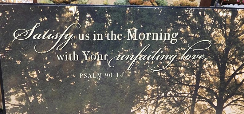 Vtg Psalm 90:14 Horses in the Morning Art (read Description) - Etsy