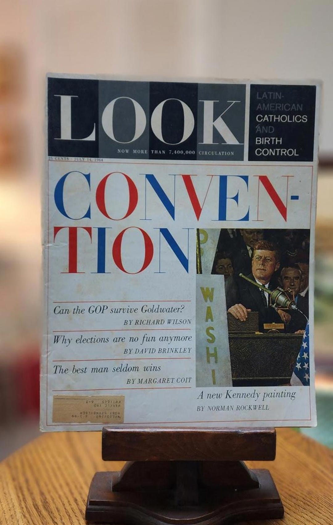 Vtg Look Magazine Issue From July 14, 1964 JFK Convention - Etsy