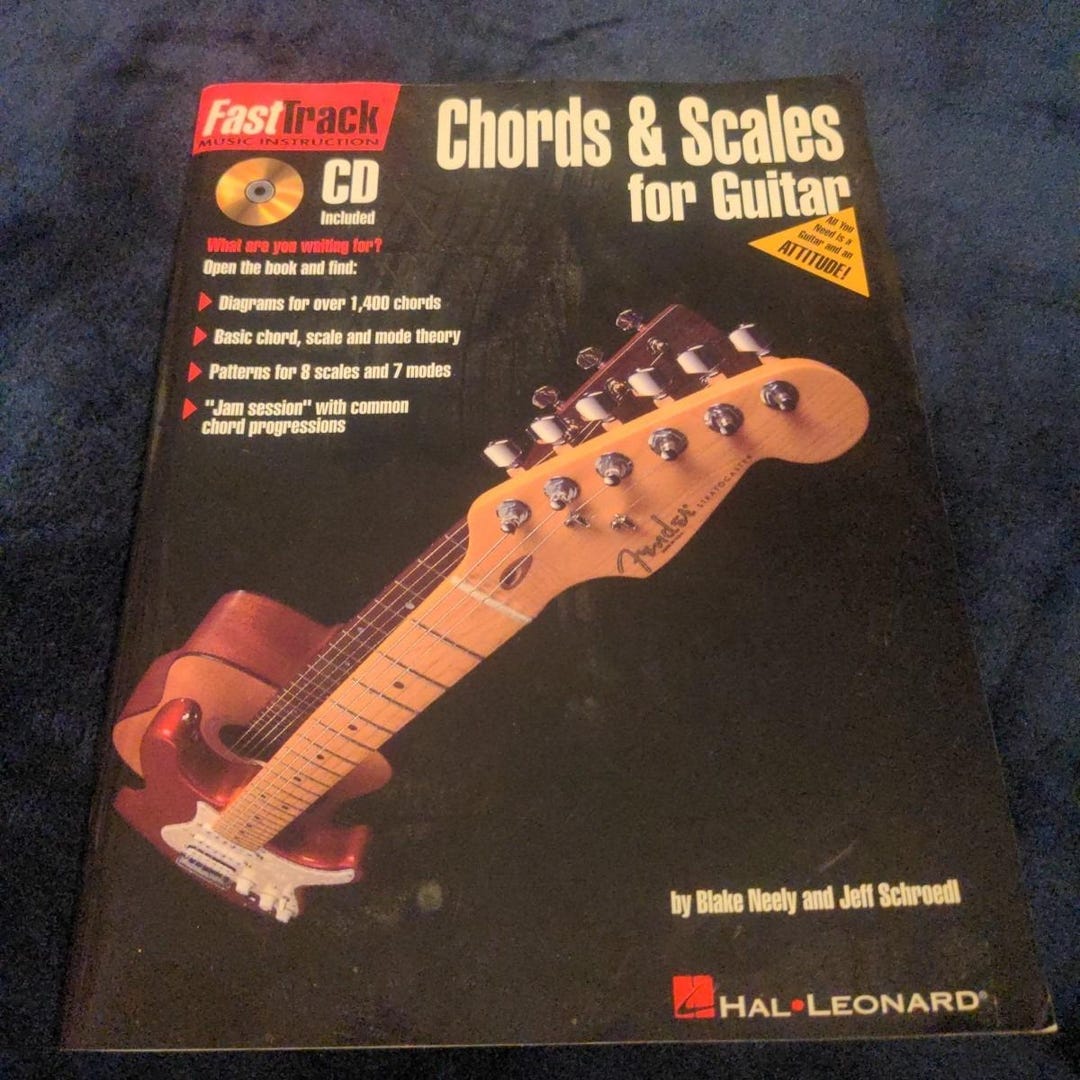Chords and Scales for Guitar - Fast Track Music Instruction Book, Hal ...