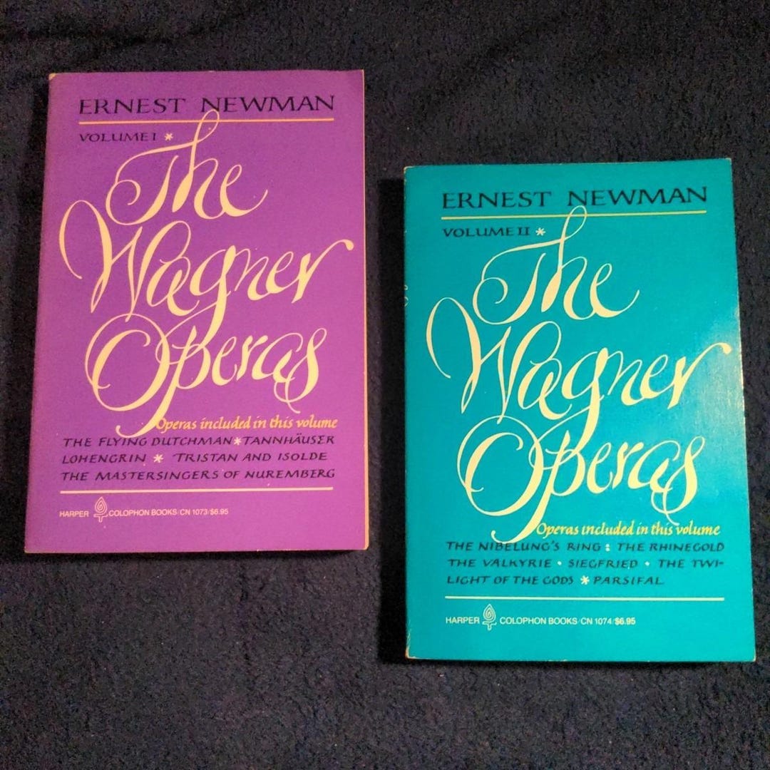 The Wagner Operas Volume 1 and 2 - Ernest Newman, Vintage 1983 ...