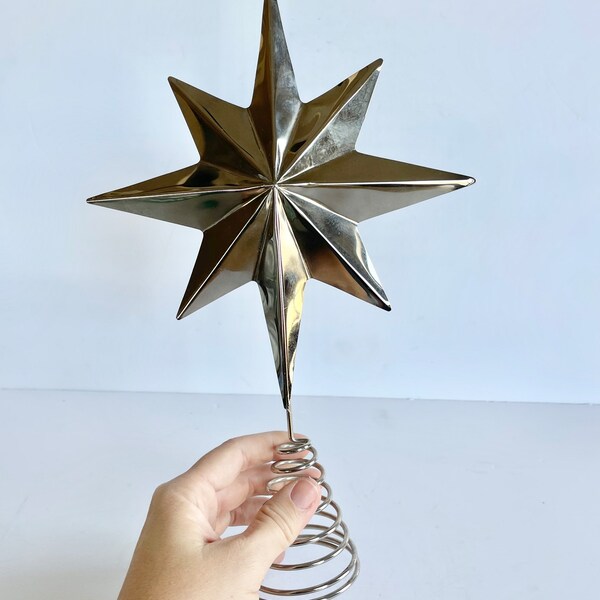 Rustic Metal Star Tree Topper - Etsy