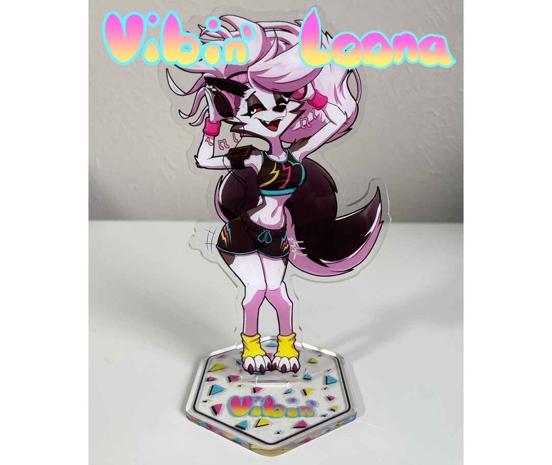 Helluva Boss Acrylic Standee: Vibin' Loona - Etsy