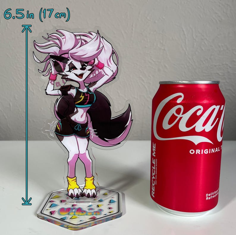 Helluva Boss Acrylic Standee: Vibin' Loona - Etsy