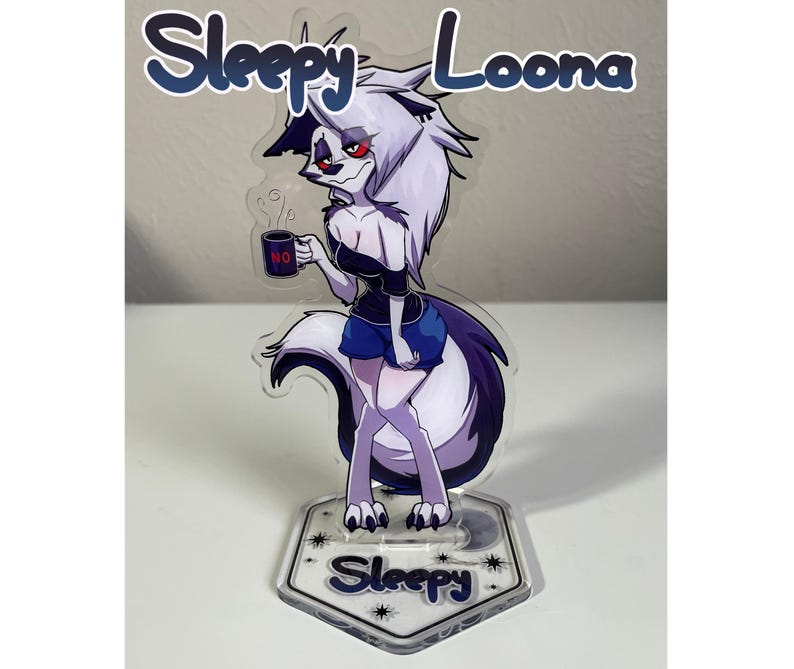Helluva Boss Acrylic Standee: Sleepy Loona - Etsy
