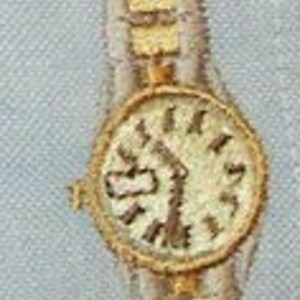 Watch Embroidery Design - Etsy