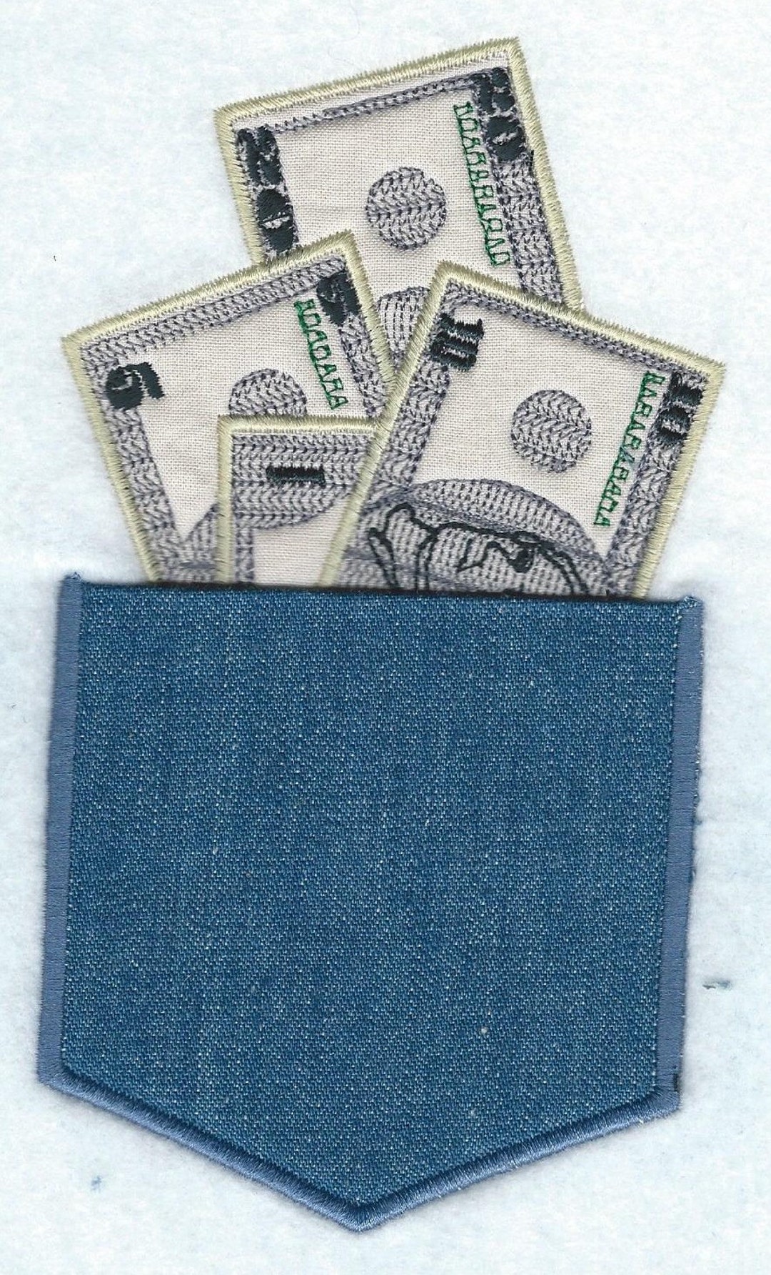 Pocketful of Money Applique Design - Etsy
