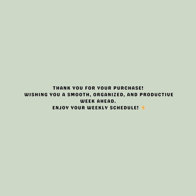 Weekly Schedule Printable | Minimal A4 PDF | Monday–saturday Layout ...