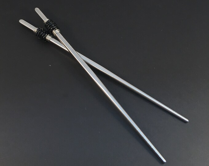 Beaded Chop Sticks, Hair Sticks, Chop Stick, Hair Accessory, Wire ...