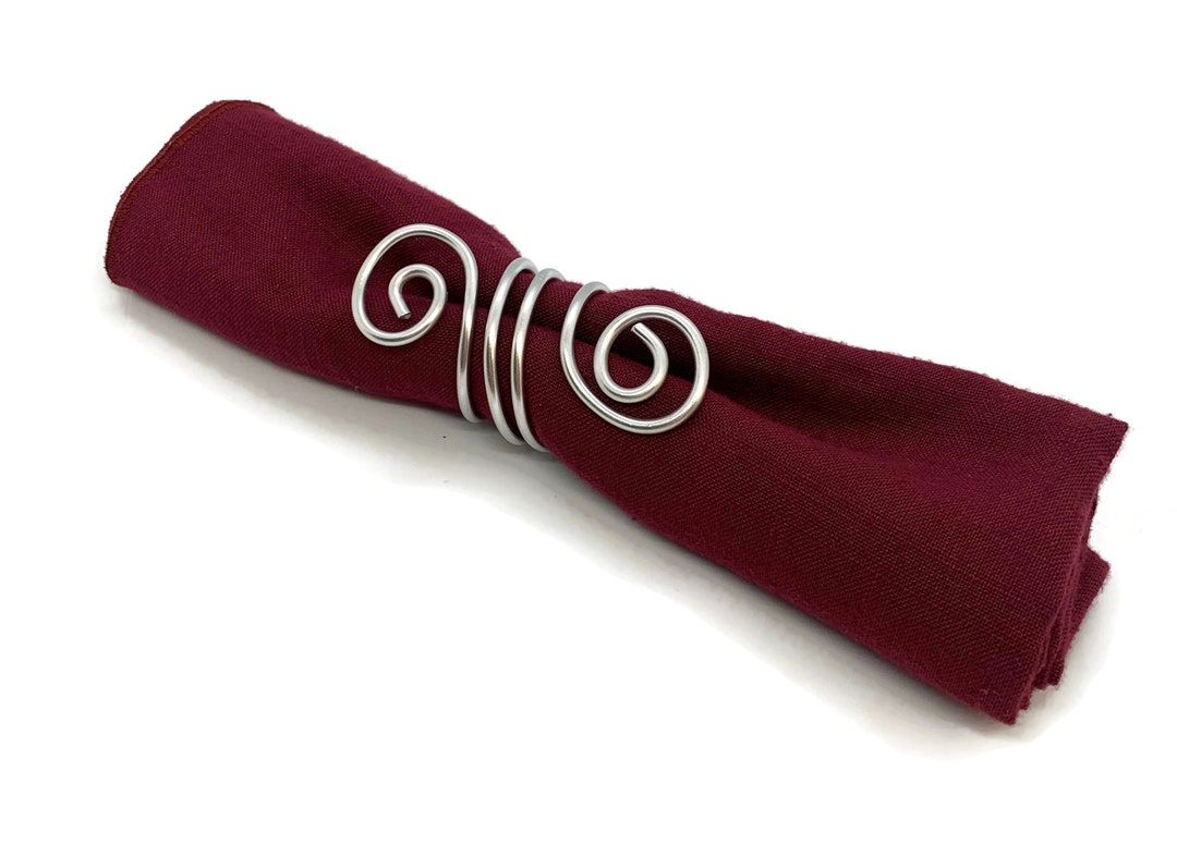 2 Custom Napkin Rings, Napkin Ring, Napkin Holder, Table Setting ...