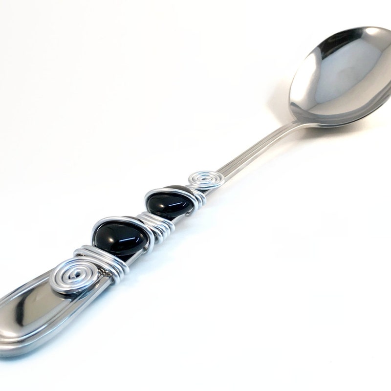 Table Spoons With Stones - Etsy