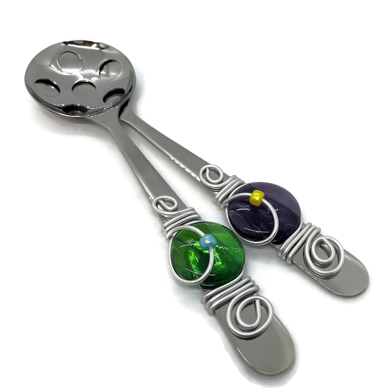 Fruit Server and Spoons - Etsy