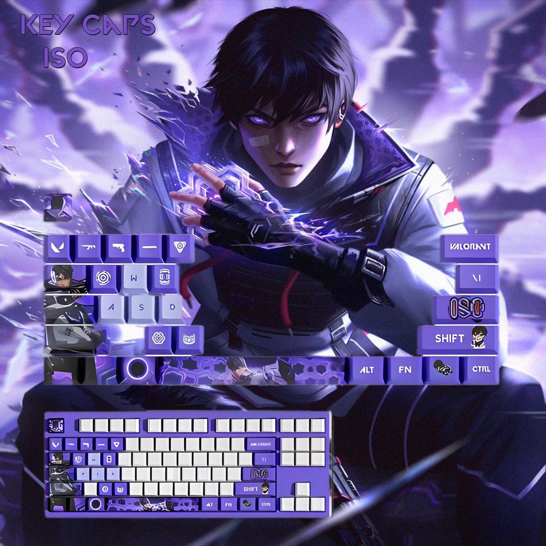 Keycaps Valorant Iso / Variations : 29 Keys / Mechanical Keyboard ...