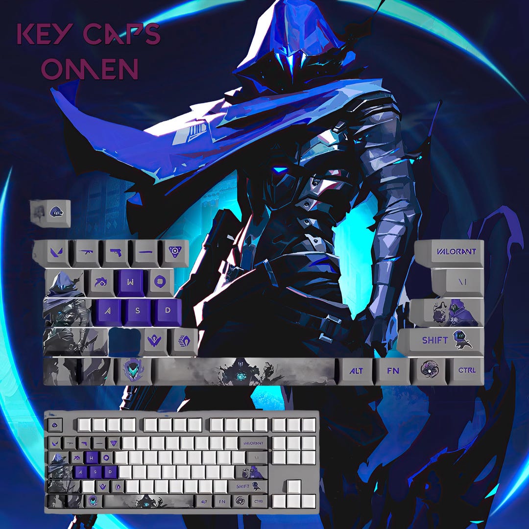 Keycaps Valorant Omen / Variations : 29 Keys / Mechanical Keyboard ...