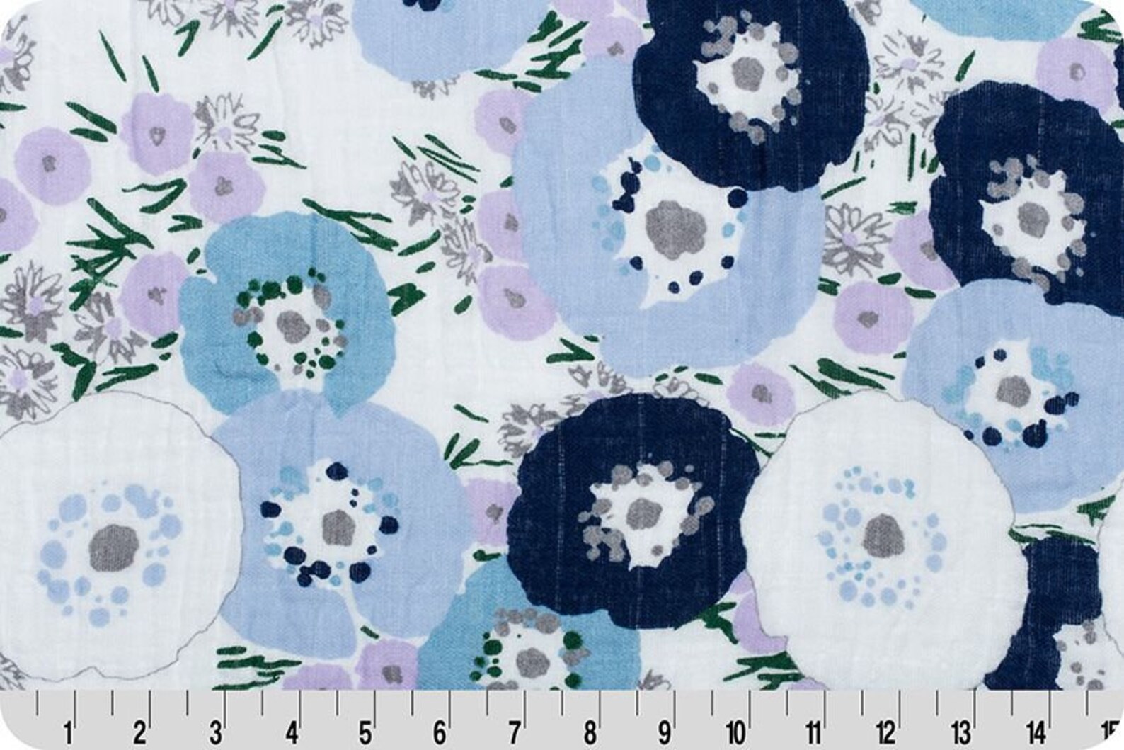 Shannon Double Gauze Embrace'fresh Cut' in Blue Bell - Etsy