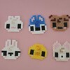Retro Pixel-art Style Cereal Box Perler Bead Keychain - Etsy Canada