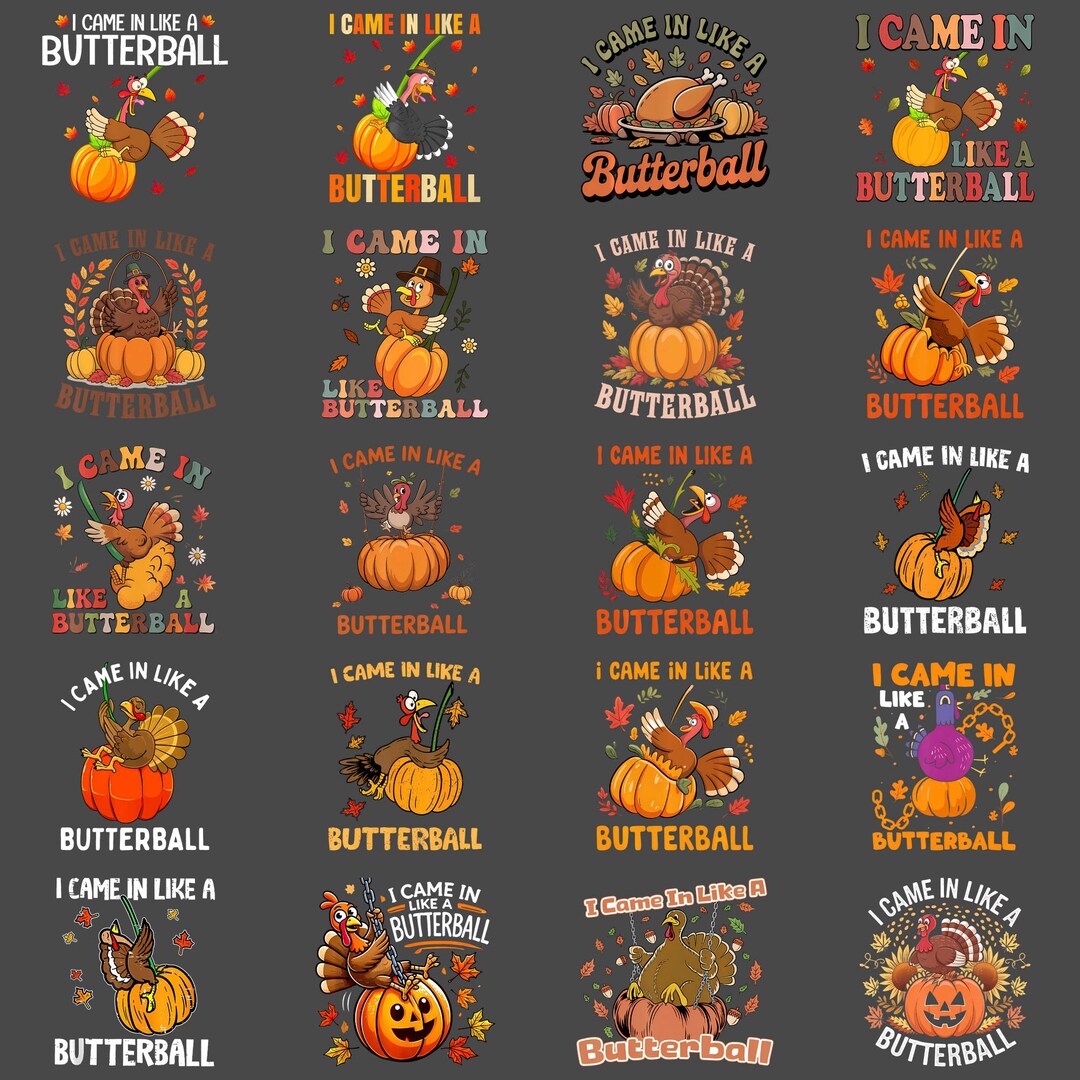 Butterball Meme Turkey PNG, Funny Thanksgiving Clipart, Fall Humor ...