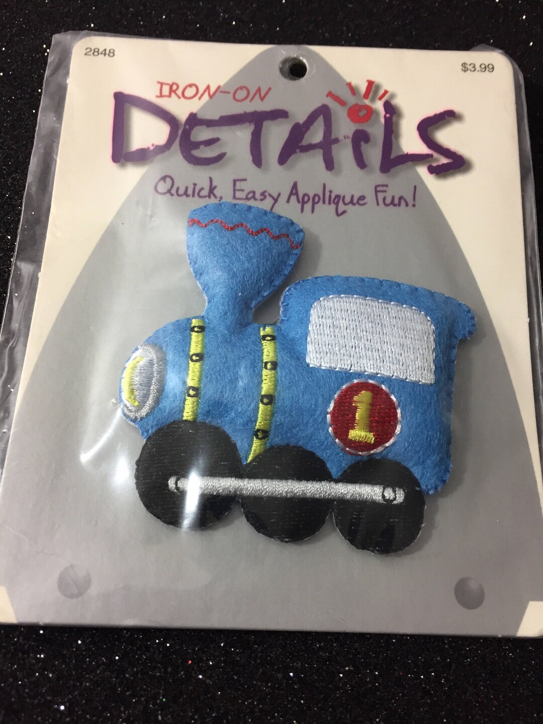 Adorable Puffy Choo Choo Train Patch Iron on Train Applique Embroidered ...