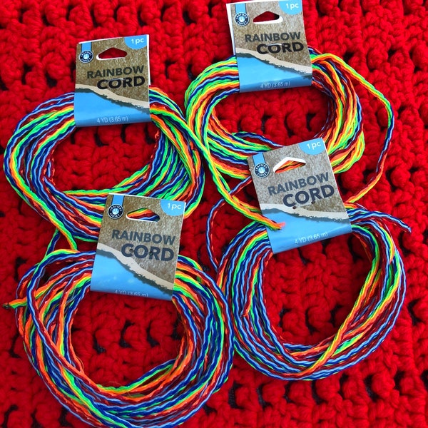 Rainbow Cord - Etsy