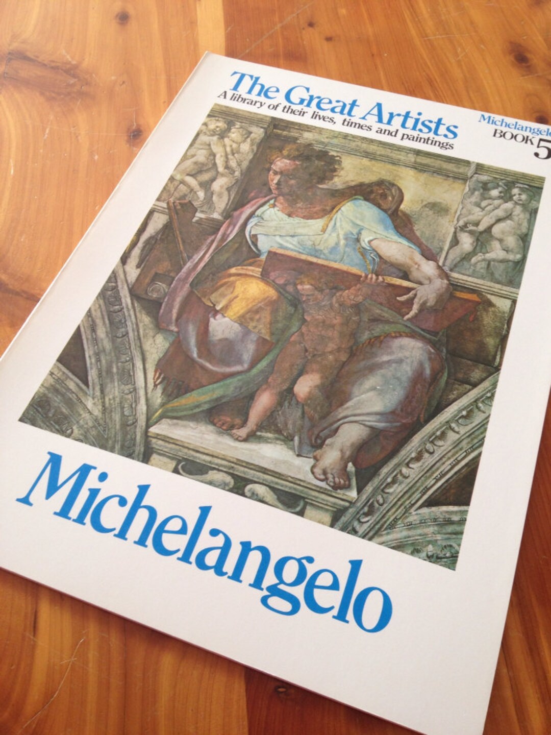 The Great Artists Michelangelo 1978 Biography and Portrait - Etsy