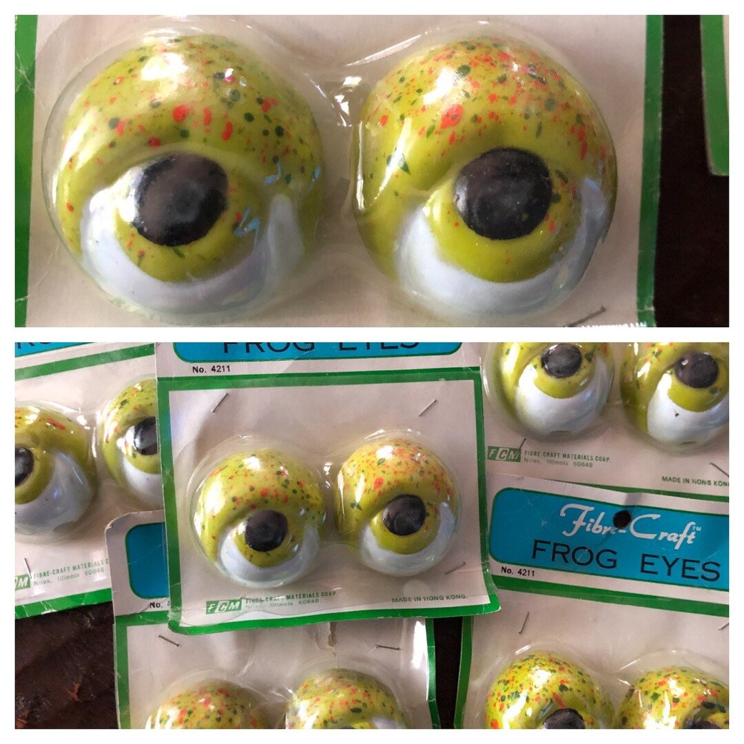 Frog Eyes ~ Large Vintage New in the Package Frog Eyes for You to ...