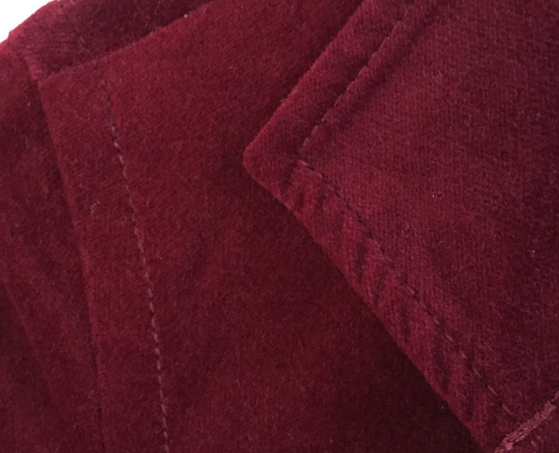 Never Worn Vintage Velvet Oxblood Cabernet Color Blazer By | Etsy