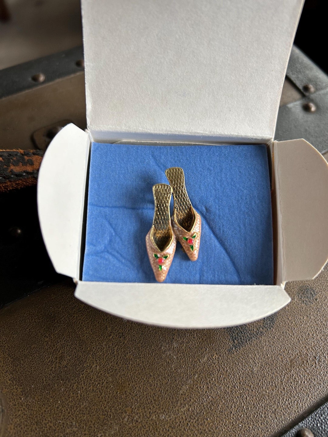 Vintage New Fanciful Fashion Shoe Pin by Avon ~ New in the Original Box ...