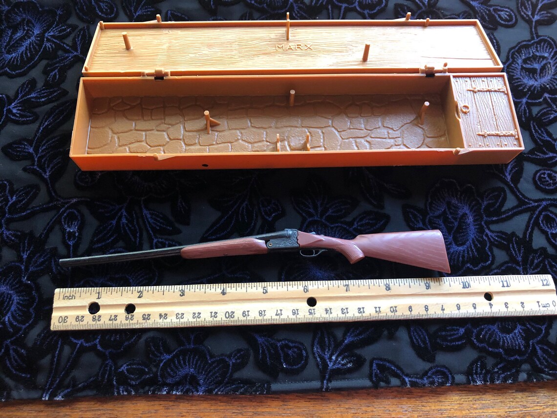 MARX Historic Miniature Guns Double Barrel Shotgun Cap Gun in | Etsy