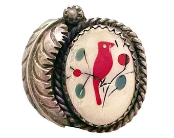 Native Cardinal Ring - Etsy
