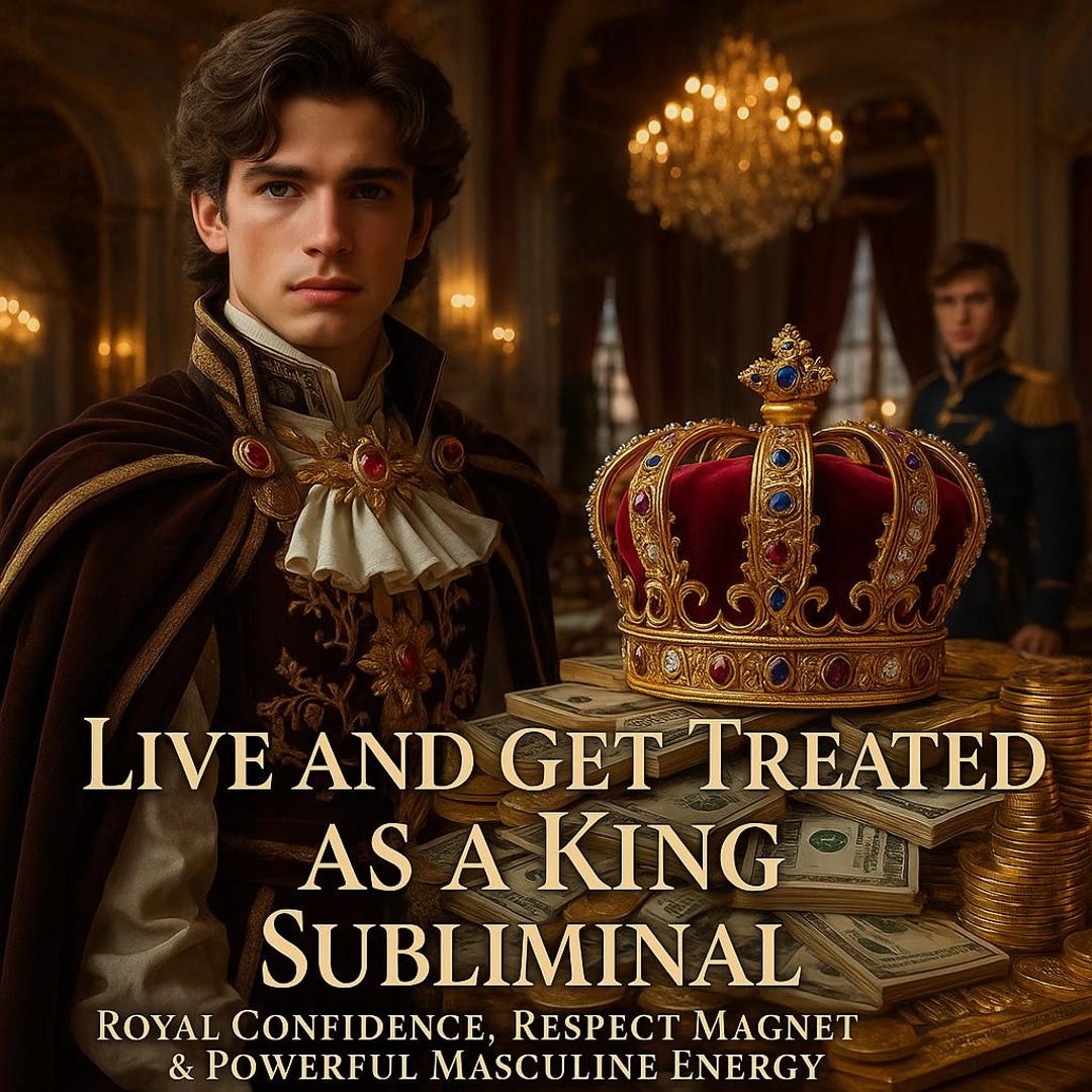 Live and Get Treated as a King Subliminal – Royal Confidence, Respect ...