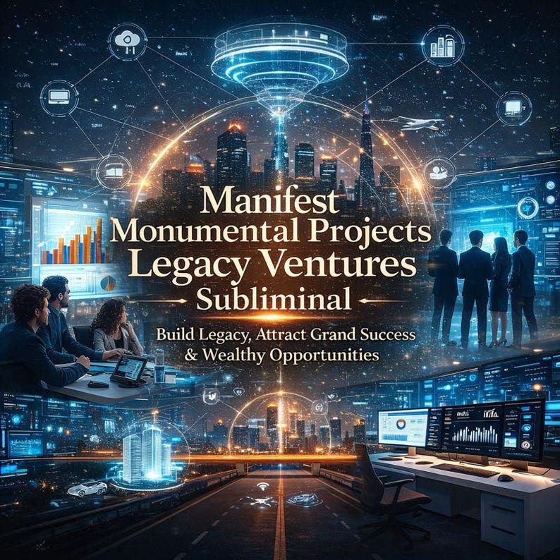 Manifest Monumental Projects Legacy Ventures Subliminal – Build Legacy ...