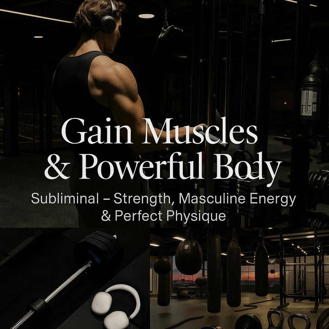 Muscle Gain Subliminal: Strength & Physique Building (audio) - Etsy
