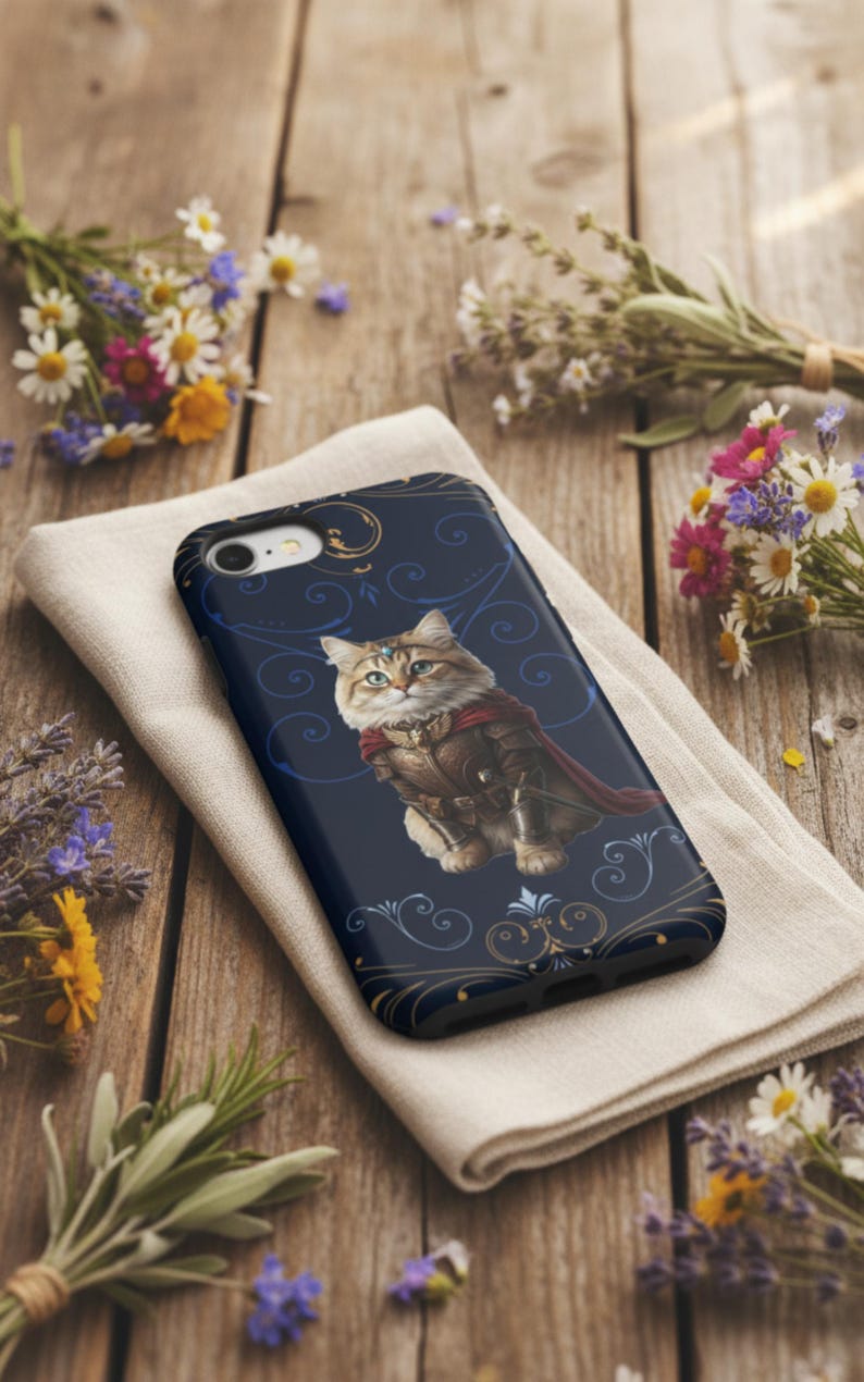 Your Pet as a Fantasy Warrior Phone Case, Customized Dog/cat Protective ...