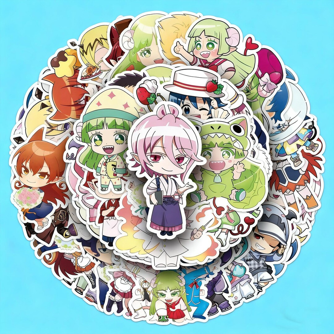 50pcs-iruma-kun Anime Sticker Pack | Cute Demon School Stickers ...