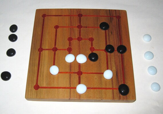 Items similar to Nine Men's Morris Game on Etsy