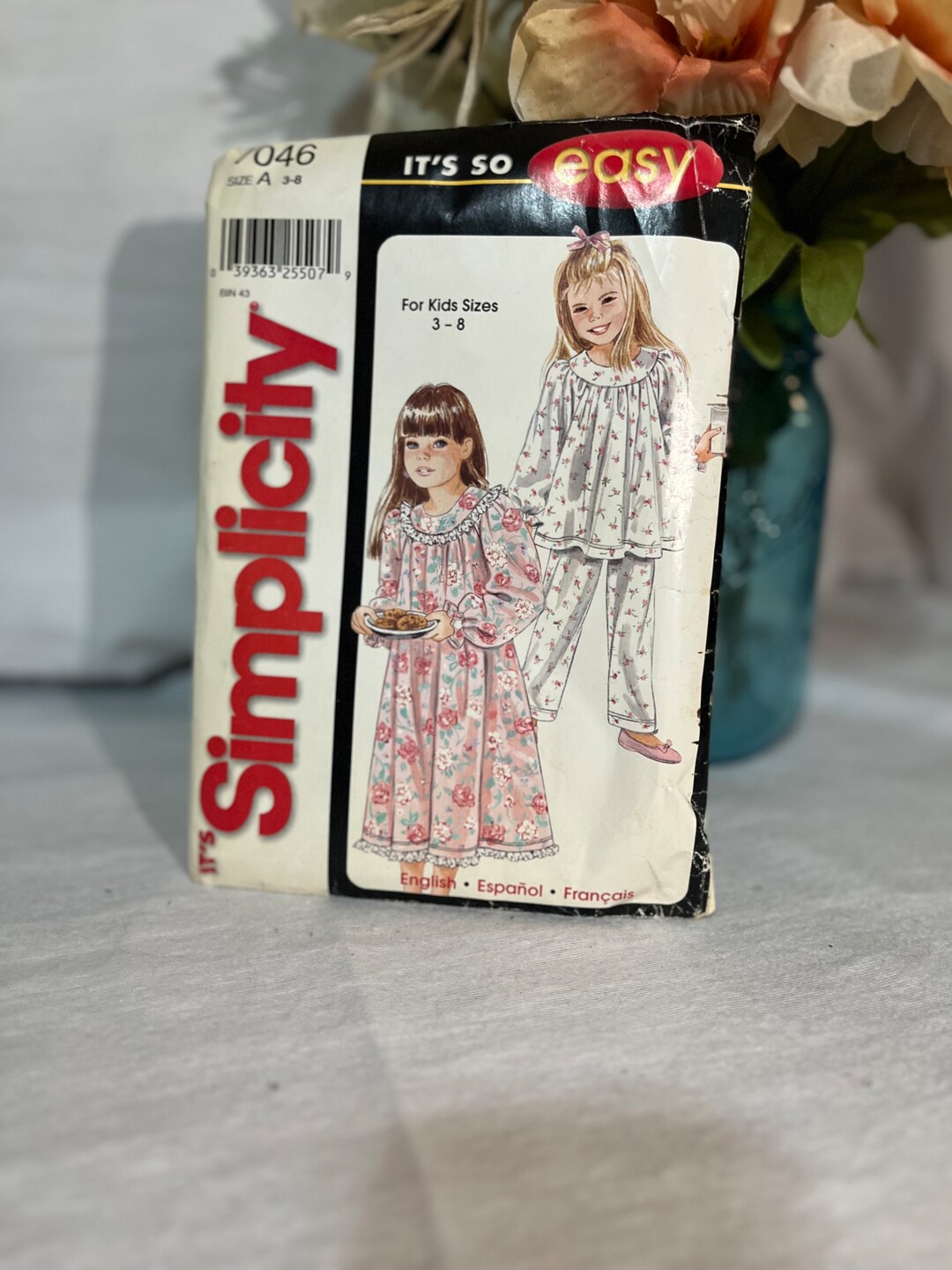 Simplicity Girls Pajama Sewing Pattern - Etsy