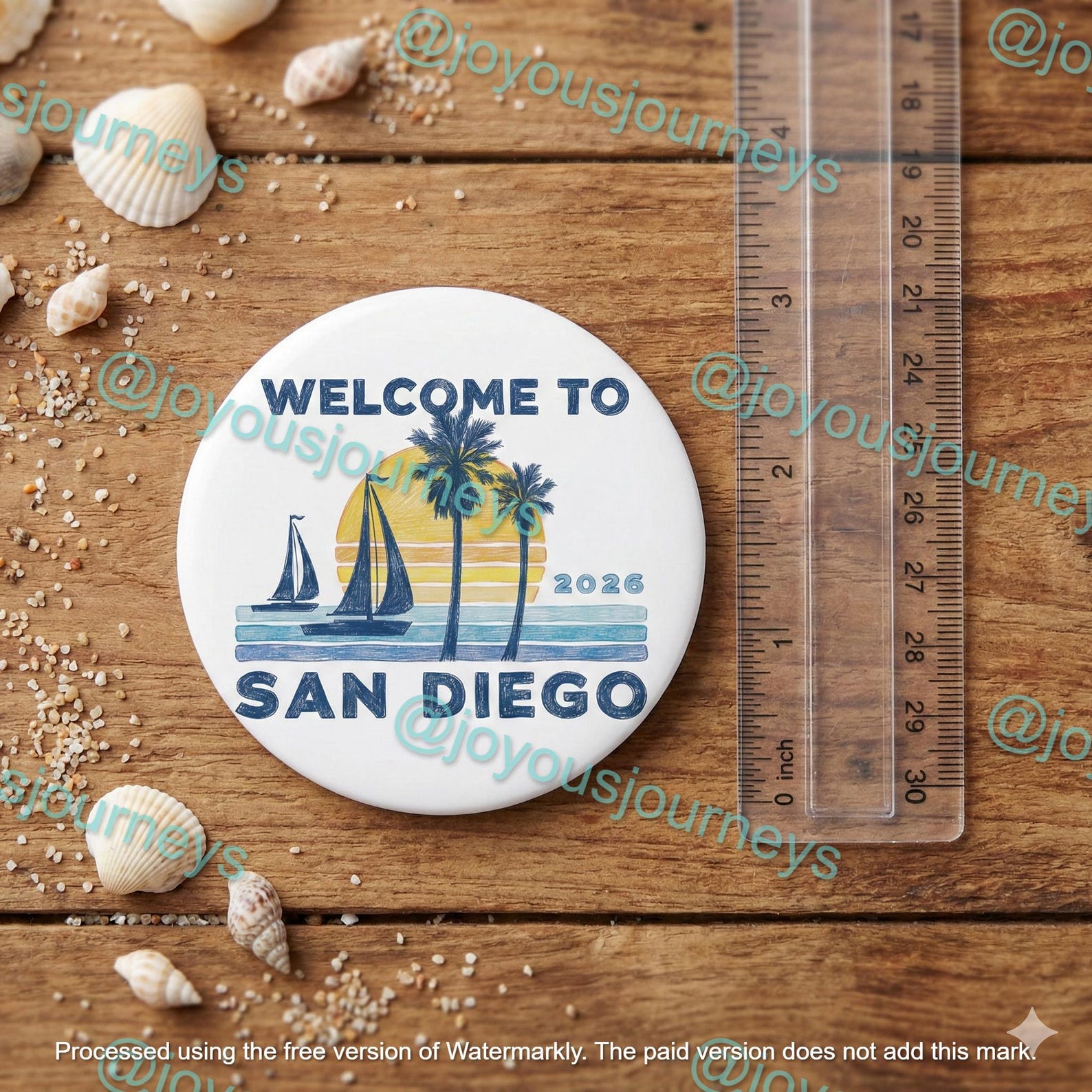 San Diego 2026 JW International Convention Hand Drawn Style Button 3 ...