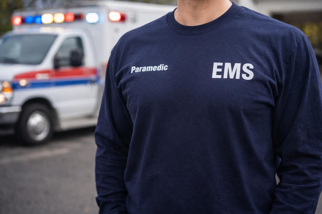 Personalized EMS Duty Shirt – Custom EMT Apparel, Front & Back Print - Etsy
