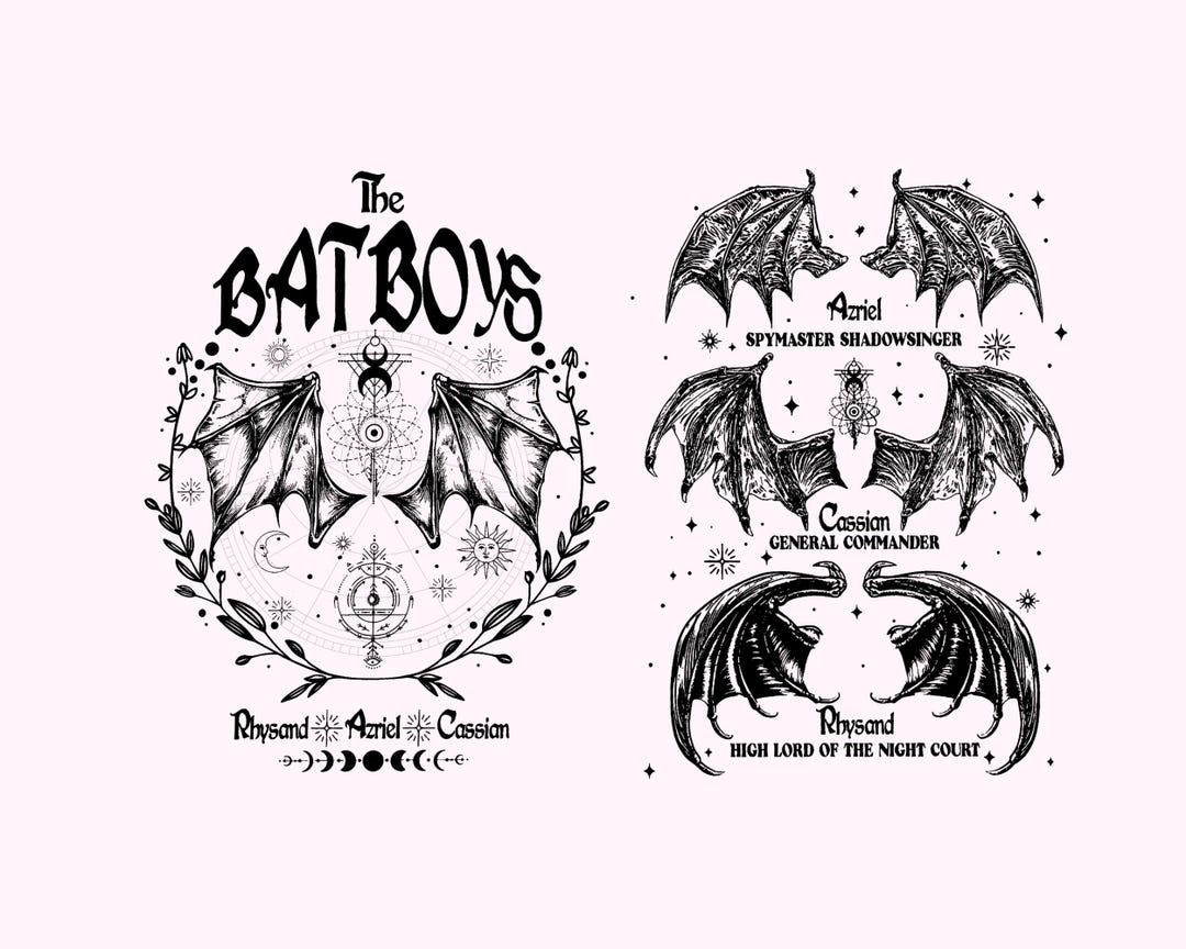 Acotar the Bat Boys PNG, A Court of Thorns and Roses Png, the Night ...