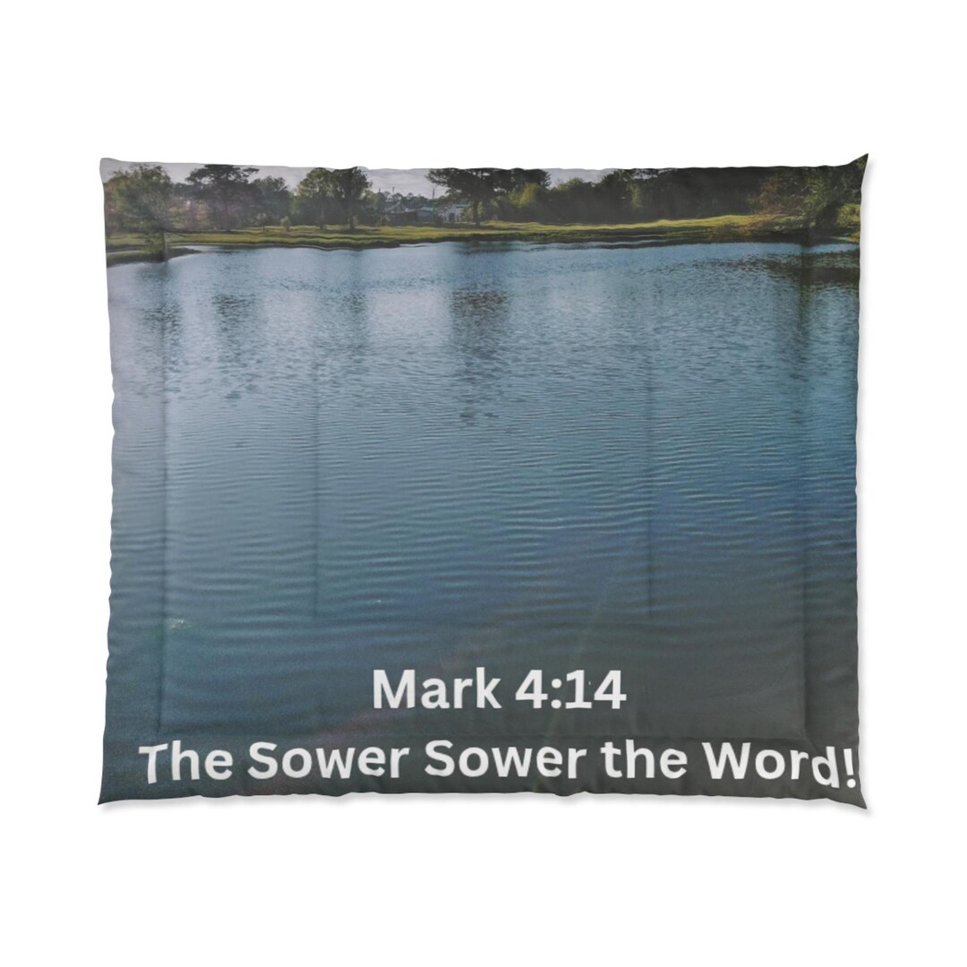 Bible Comforter, Christian Bedding, Religious Duvet Cover, Scripture ...